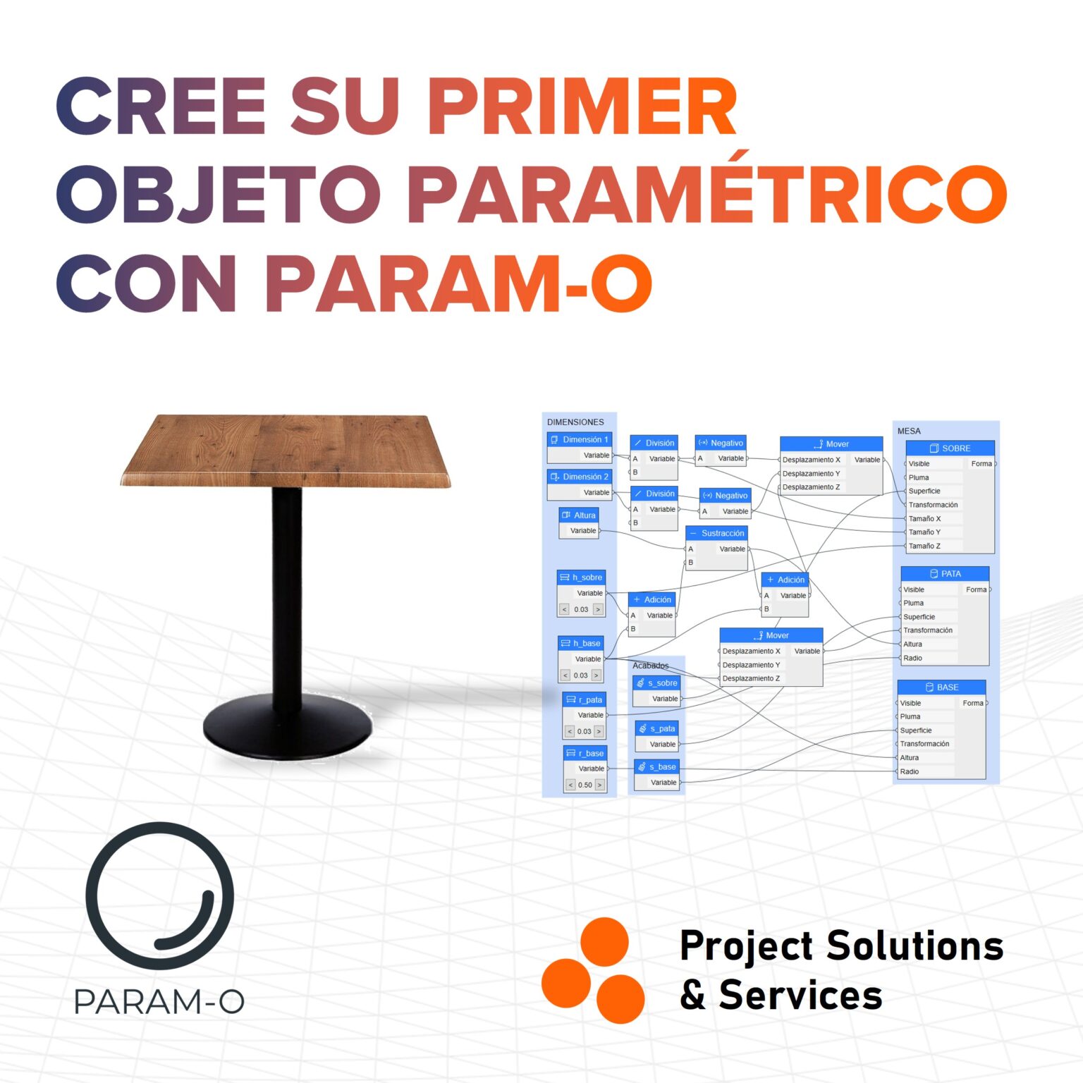 Cree su primer objeto paramétrico con PARAM-O - Project Solutions and ...